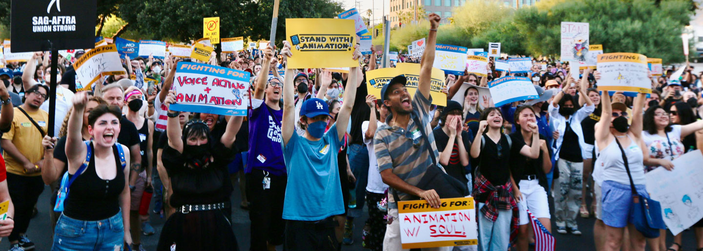 WGAW Members Stand Union Strong with TAG